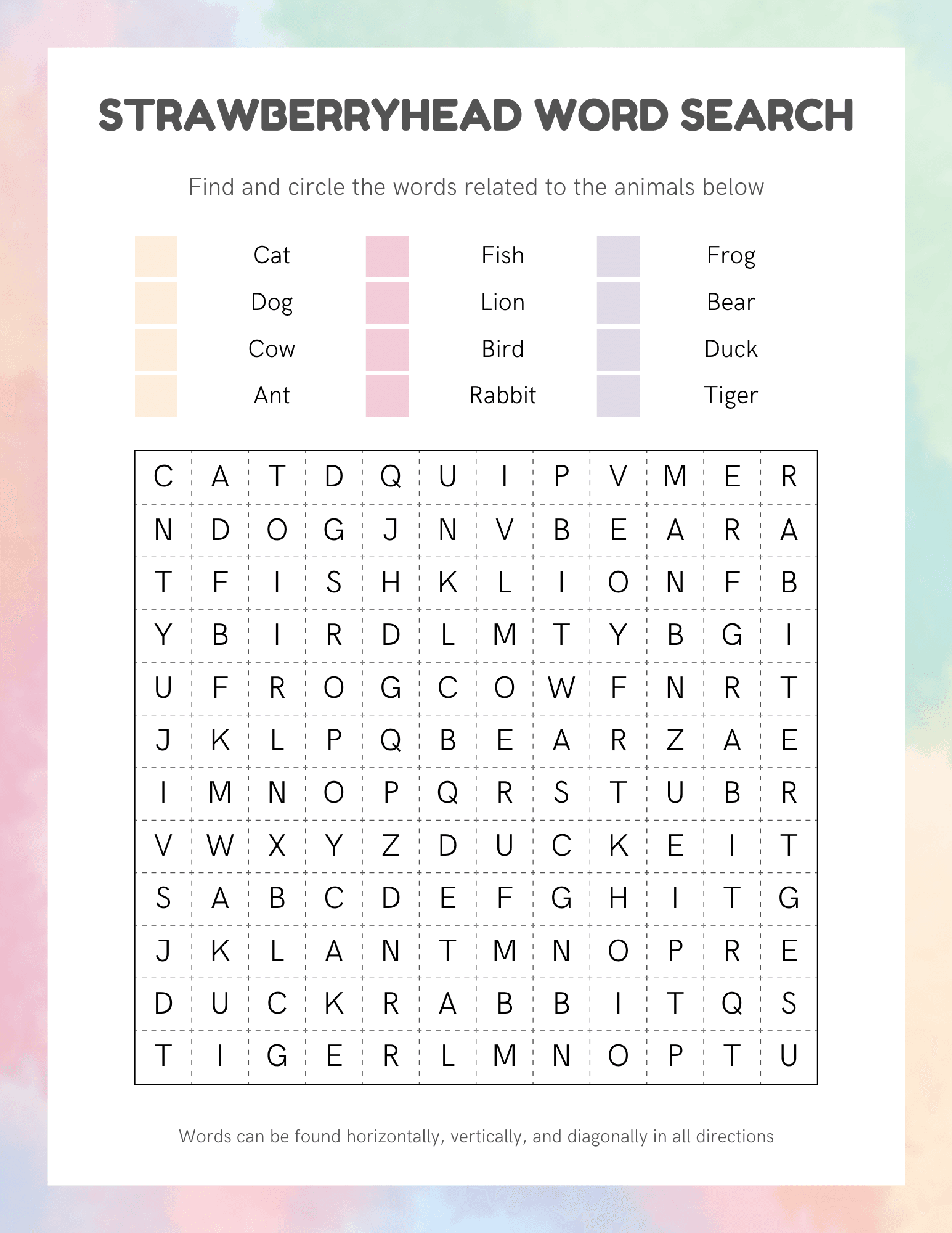 Games - Strawberryhead & Gingerbread